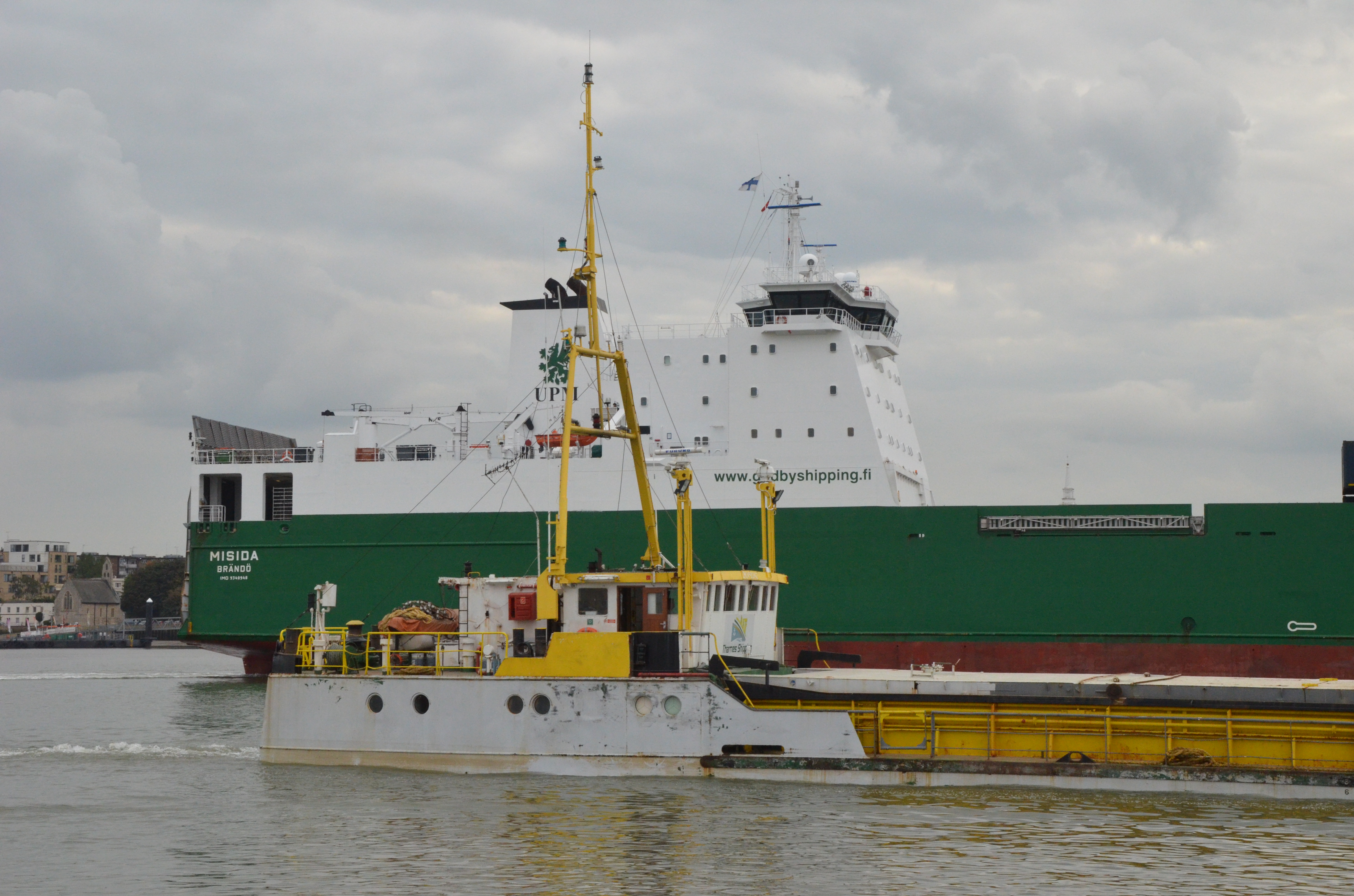 MISIDA in the river | Transport - ships | Tilbury and Chadwell Memories