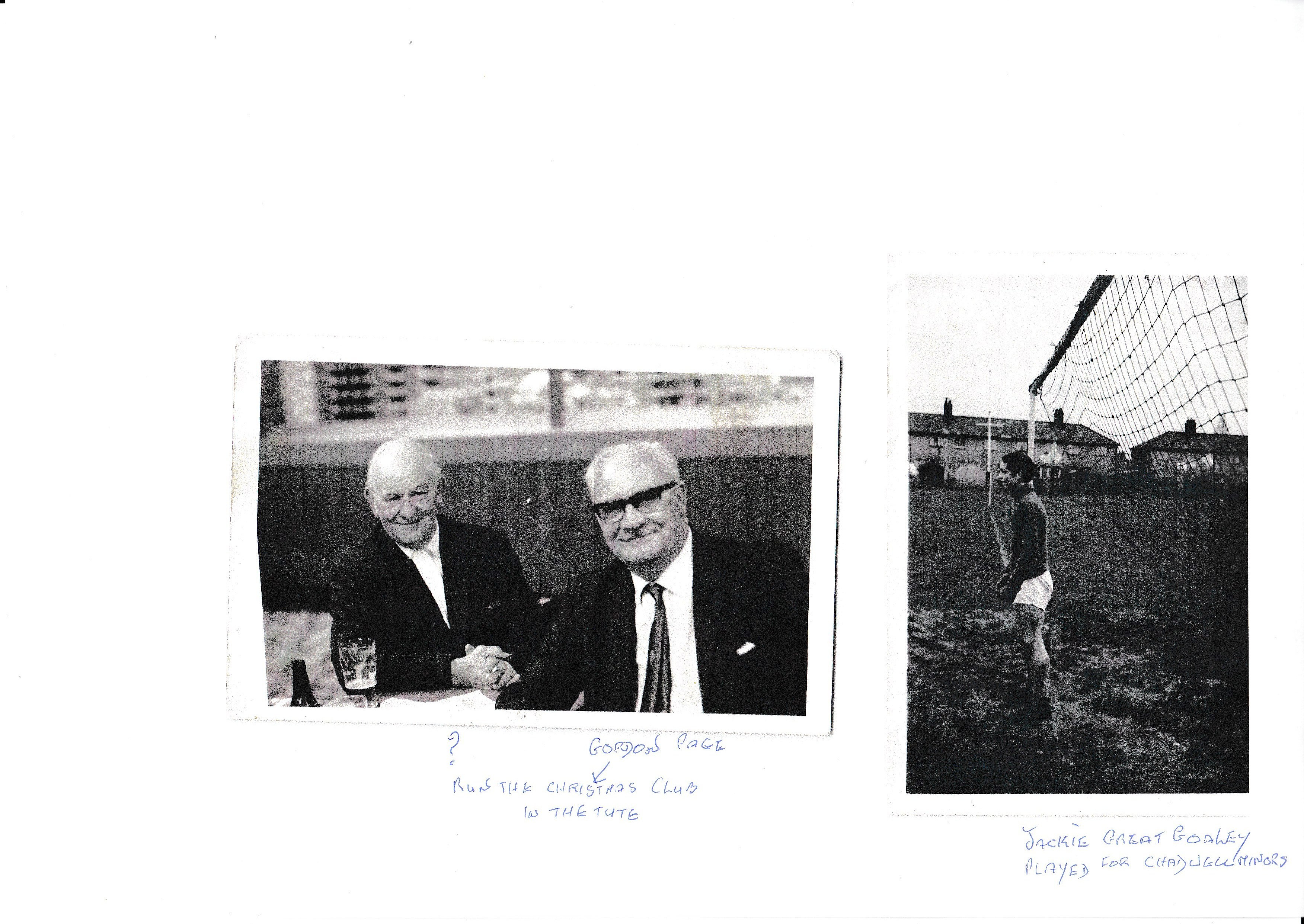 Gordon Page and Jackie the Goalie for Chadwell Minors | Sports ...