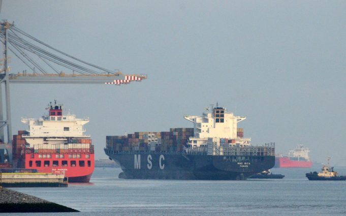 MSC RITA sailing for Hamburg | Transport - ships | Tilbury and Chadwell ...