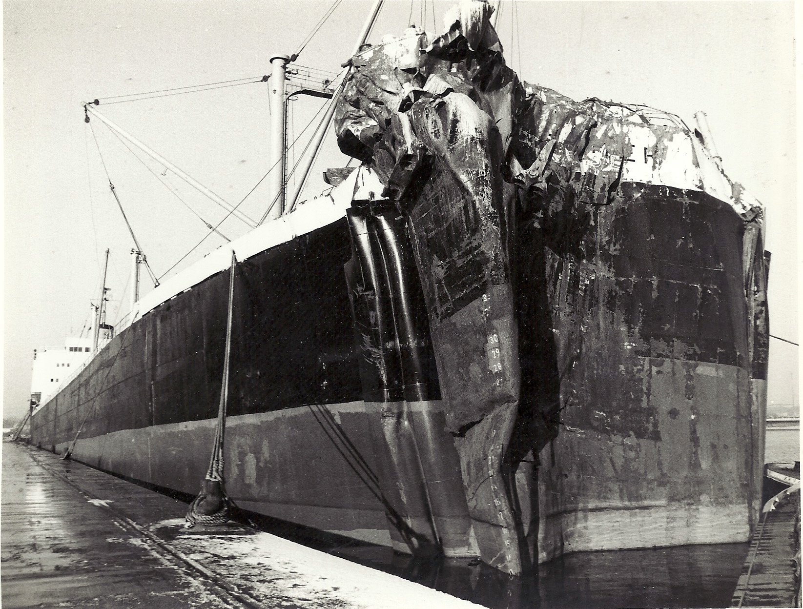 Bow damage | Bulk carriers | Tilbury and Chadwell Memories