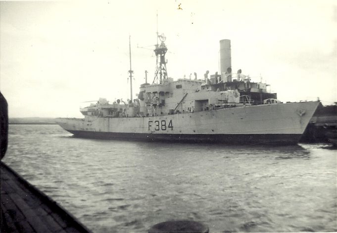 HMS LEEDS CASTLE at Wards | Naval Vessels | Tilbury and Chadwell Memories