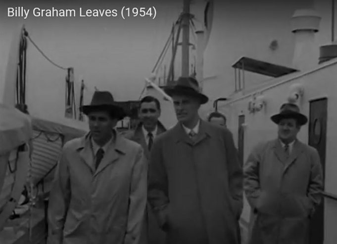 Billy Graham at Tilbury | Celebrities and well known people at Tilbury ...