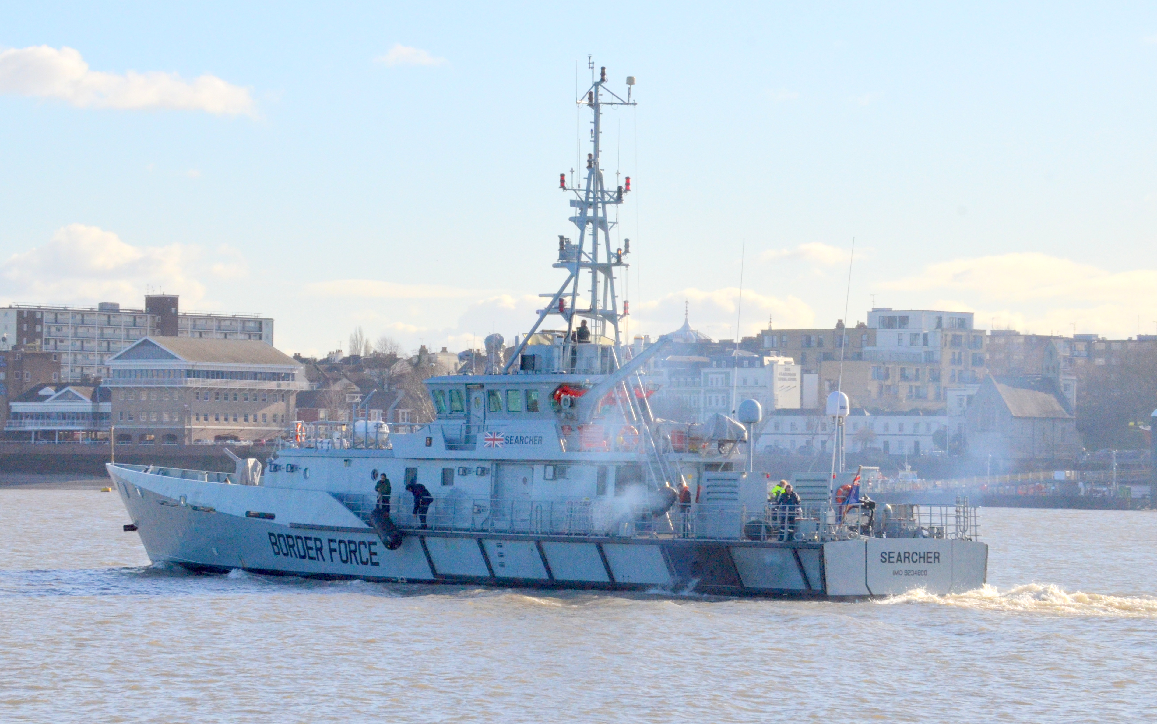 HMC SEARCHER | Naval Vessels | Tilbury and Chadwell Memories