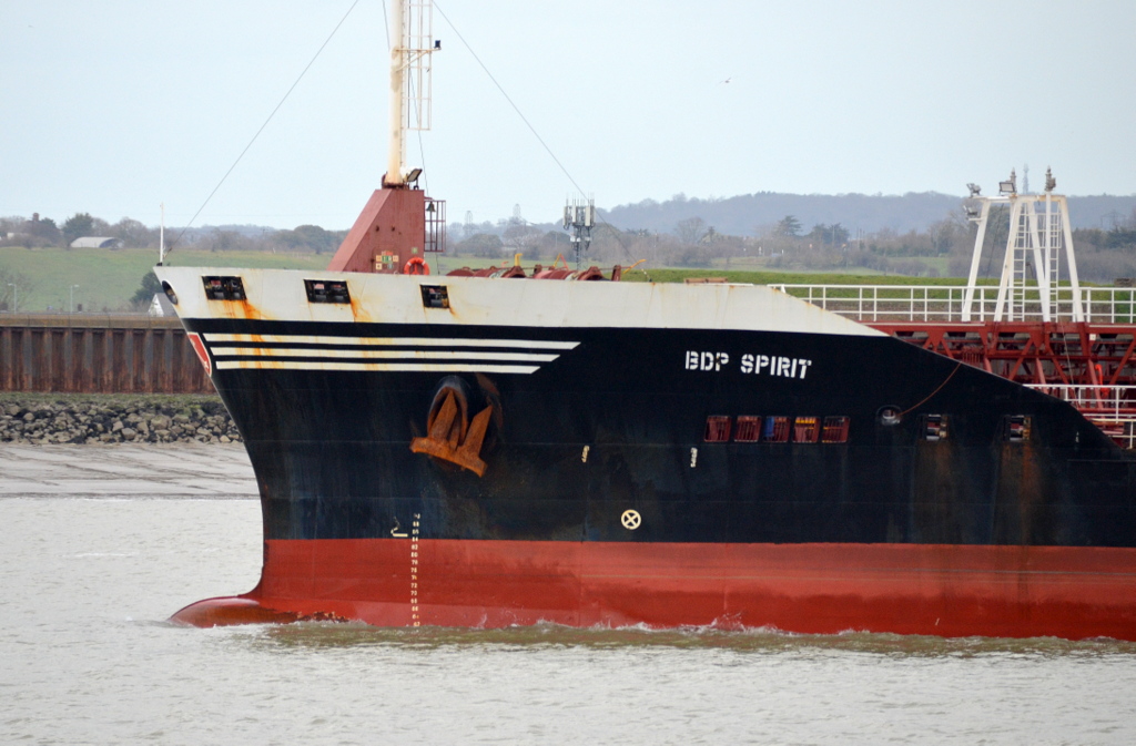BDP SPIRIT on the Thames | Tankers | Tilbury and Chadwell Memories