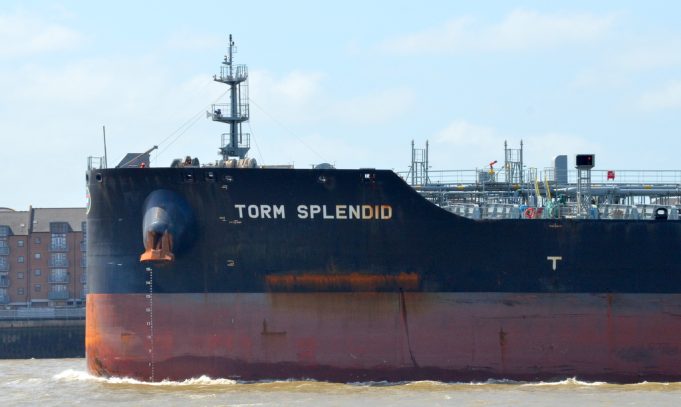 TORM SPLENDID leaving the Thames | Tankers | Tilbury and Chadwell Memories