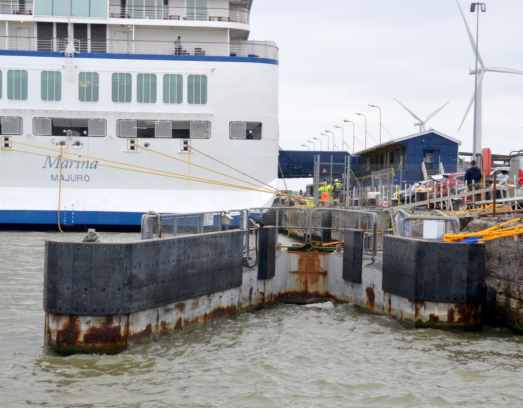 Temporary ferry berth. | Tilbury Ferry | Tilbury and Chadwell Memories