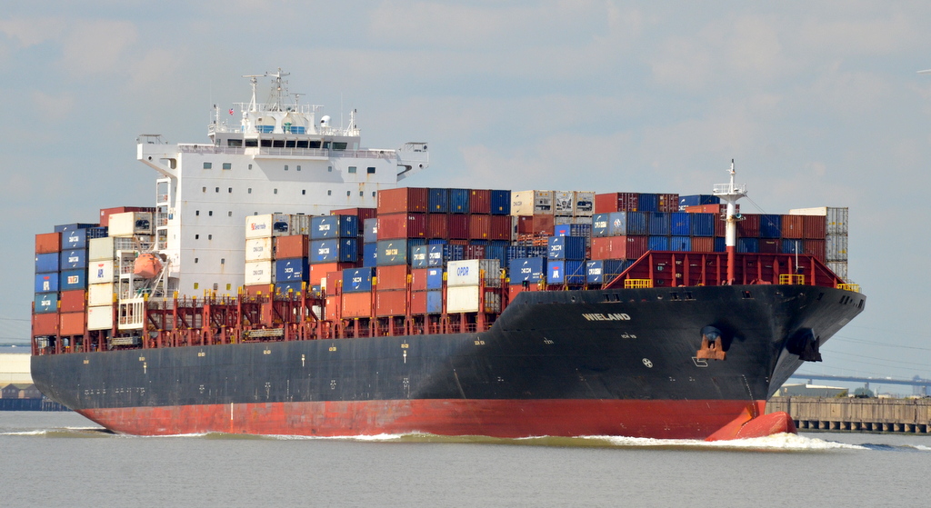 WIELAND for Antwerp | Container Ships | Tilbury and Chadwell Memories