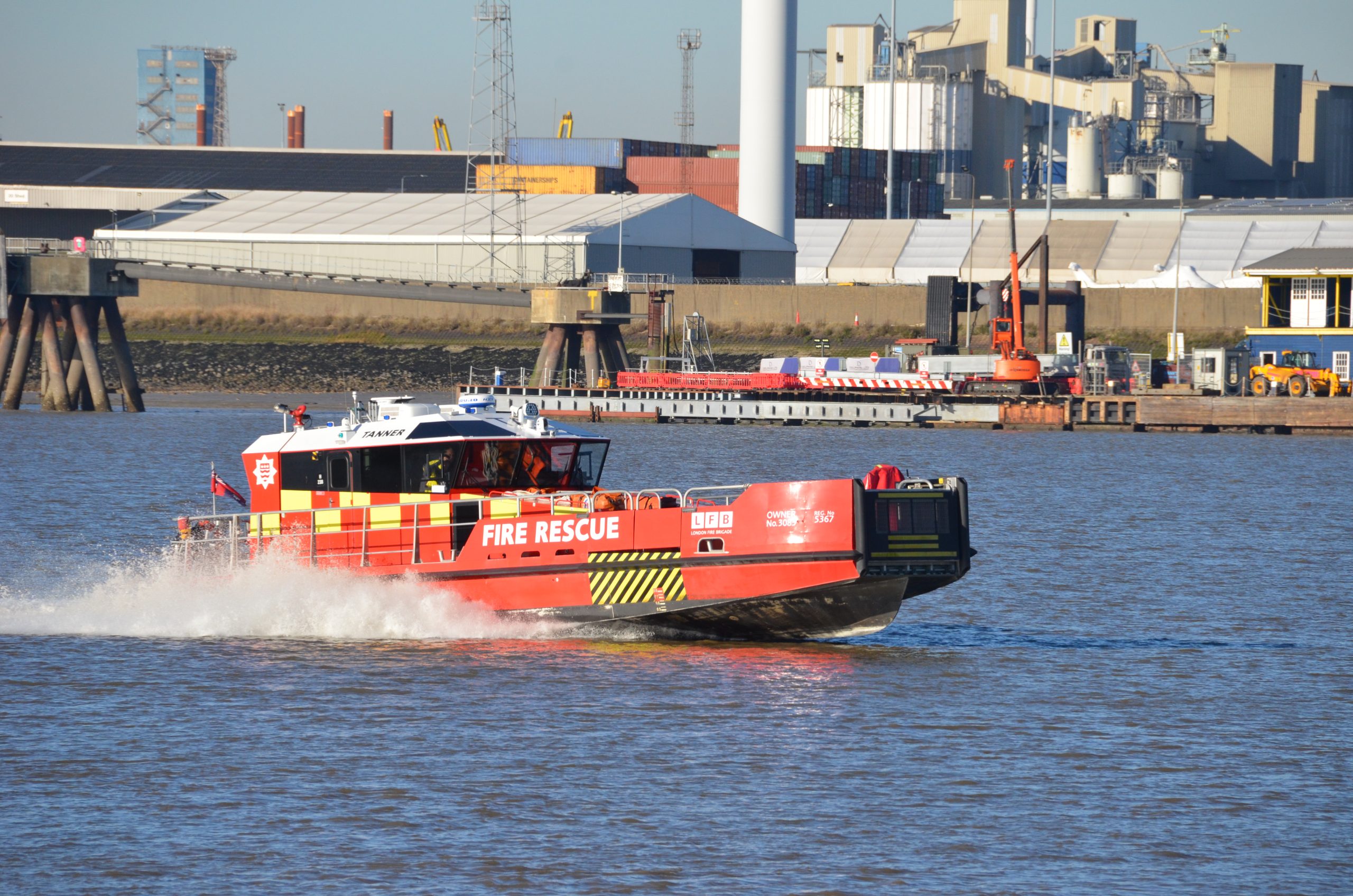 LFB vessel TANNER passing Tilbury. | Transport - ships | Tilbury and ...
