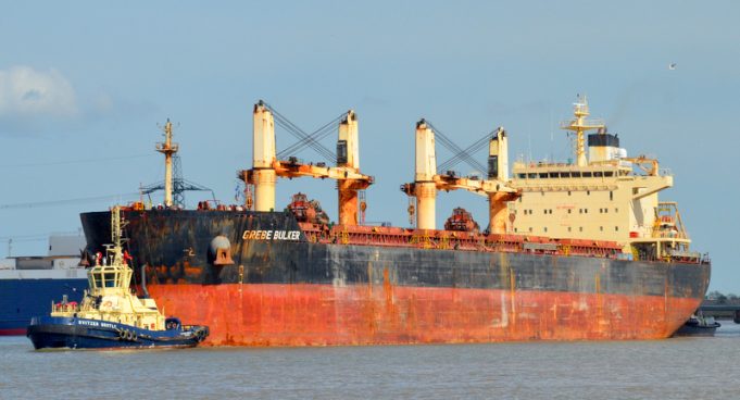 GREBE BULKER on the Thames | Transport - ships | Tilbury and Chadwell ...