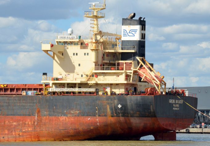 GREBE BULKER on the Thames | Transport - ships | Tilbury and Chadwell ...