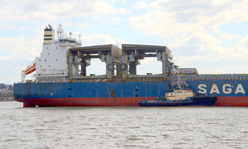OPTIMANA off Tilbury | Transport - ships | Tilbury and Chadwell Memories