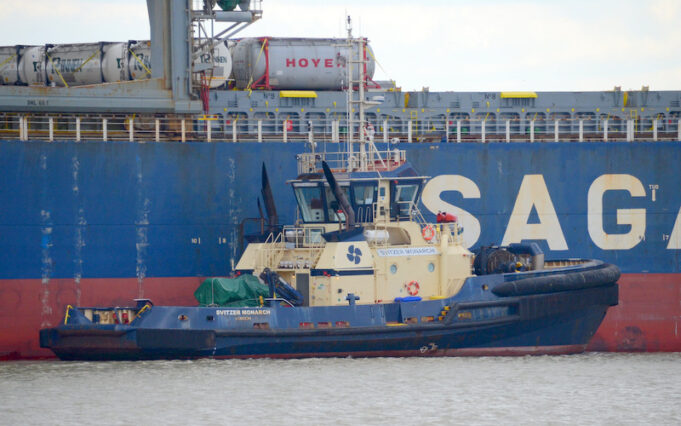 OPTIMANA off Tilbury | Transport - ships | Tilbury and Chadwell Memories